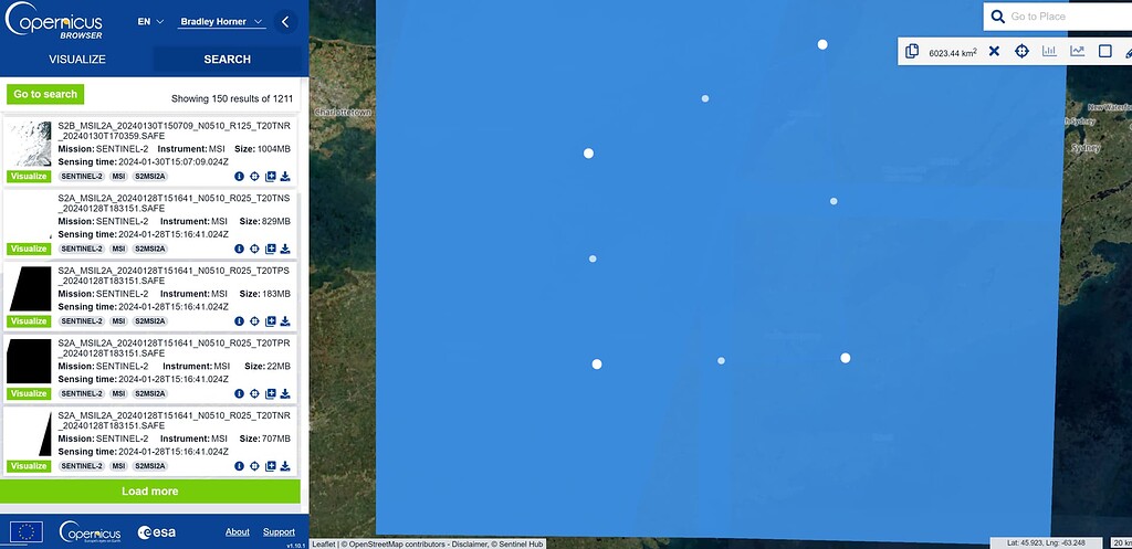 Mosaic stacking - Copernicus Browser - Copernicus Data Space Ecosystem | Community forum